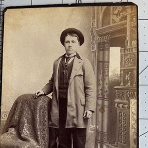 Art | Antique Cabinet Card Style Photograph Victorian Era Portrait Of ...